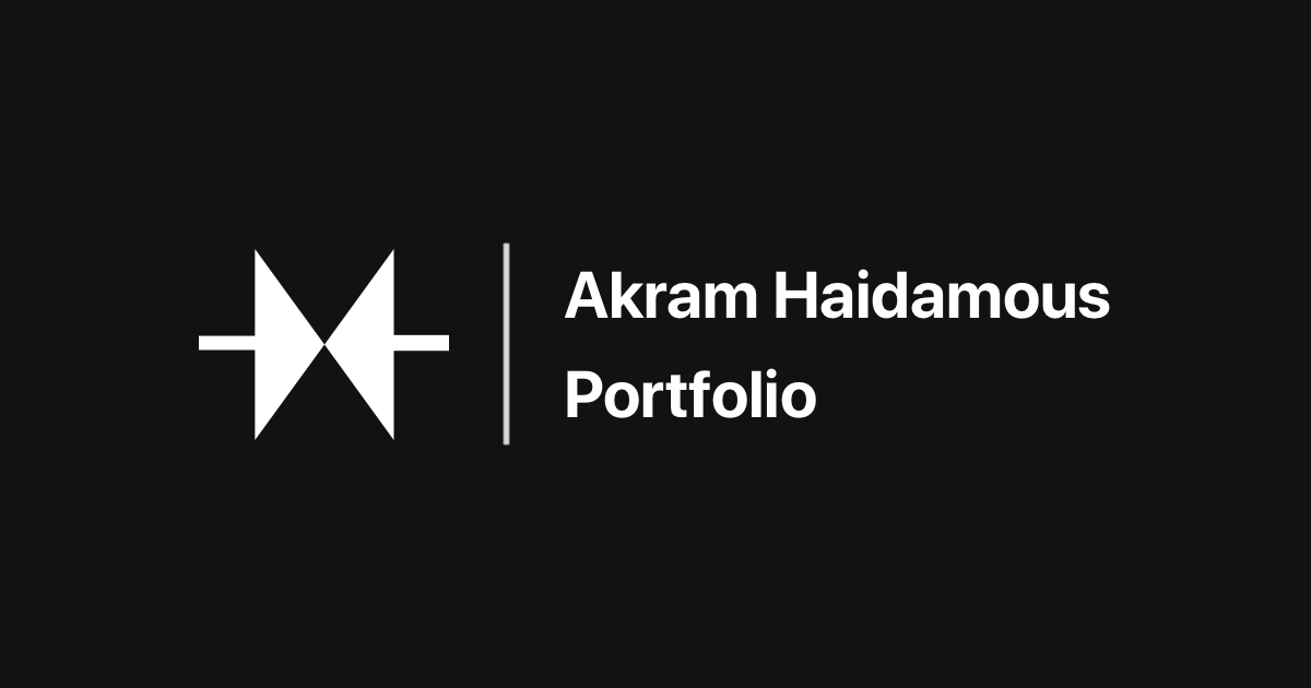 Akram | Portfolio